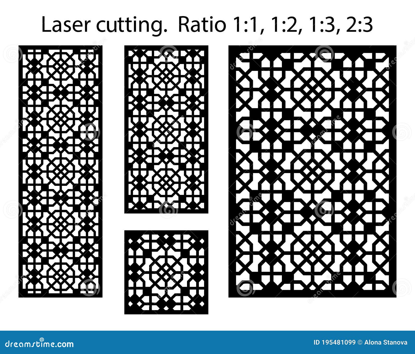 Shade Screen, Privacy Fence Template. Laser Cut Vector Panel, Screen ...