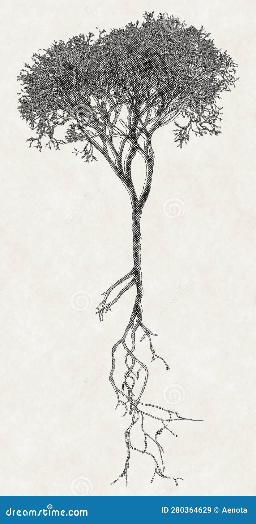 Acacia Tree Root System