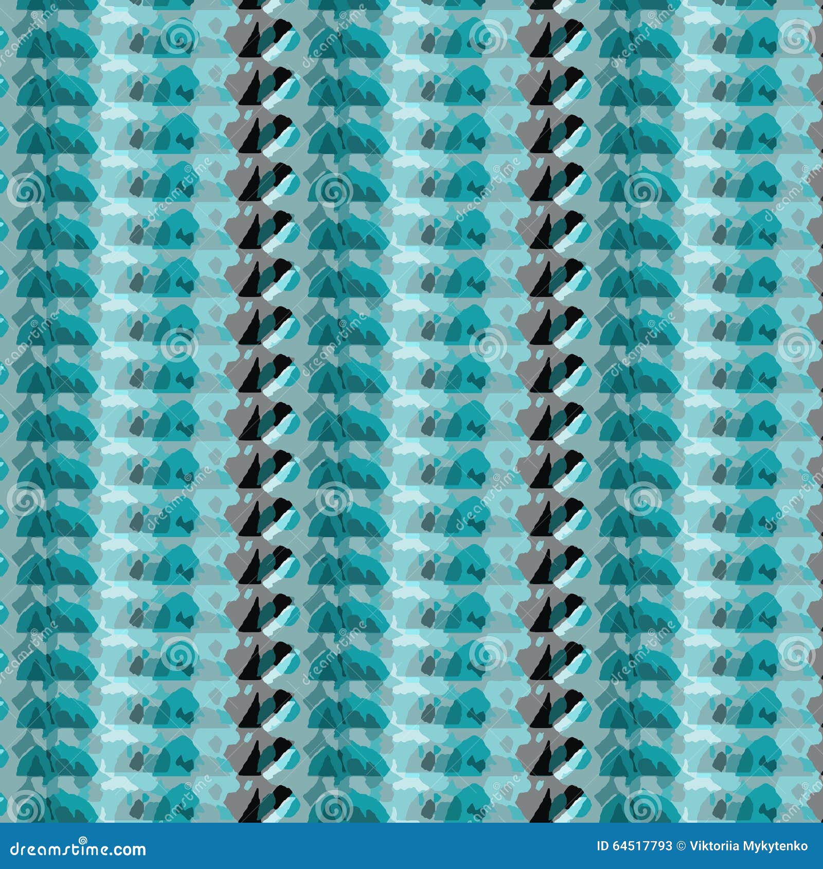 Shades of Blue and Black Color Pattern Stock Illustration ...