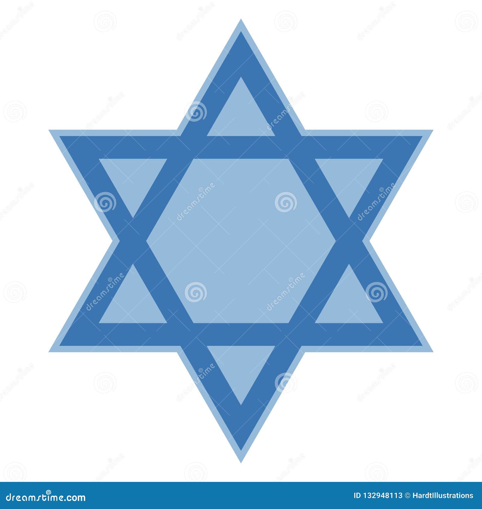 Star of David stock vector. Illustration of decoration - 132948113