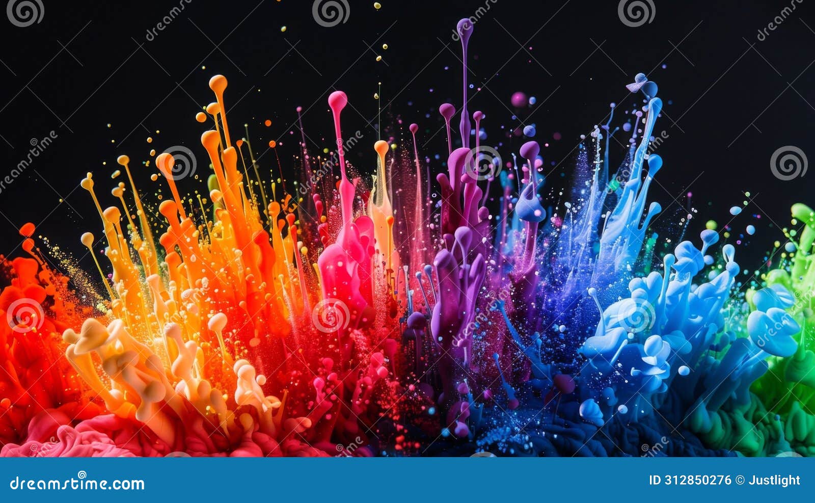 Shades of Every Color of the Rainbow Collide and Blend on the Stark ...