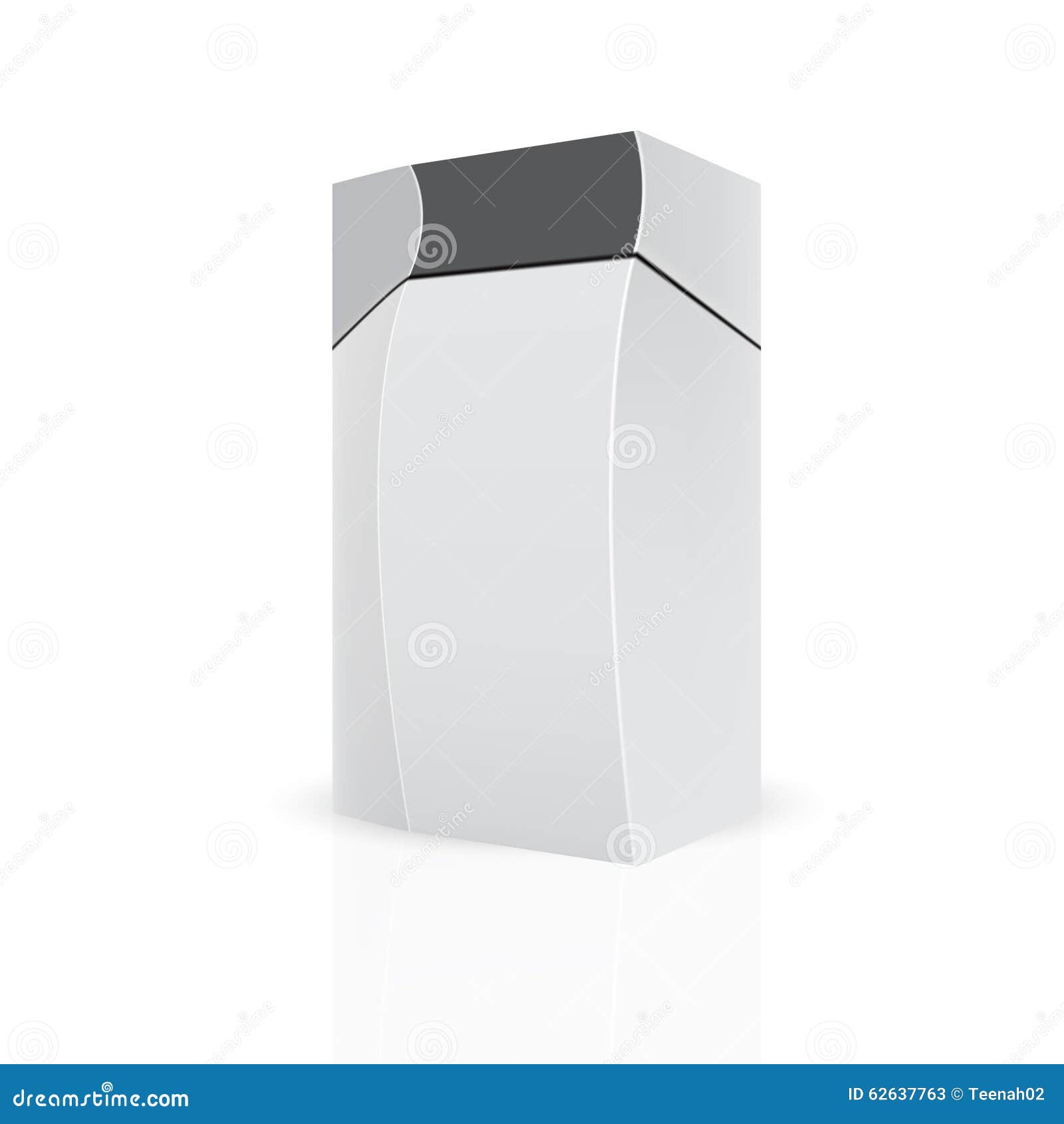 Shades of Gray Unique Package Box Stock Vector - Illustration of ...