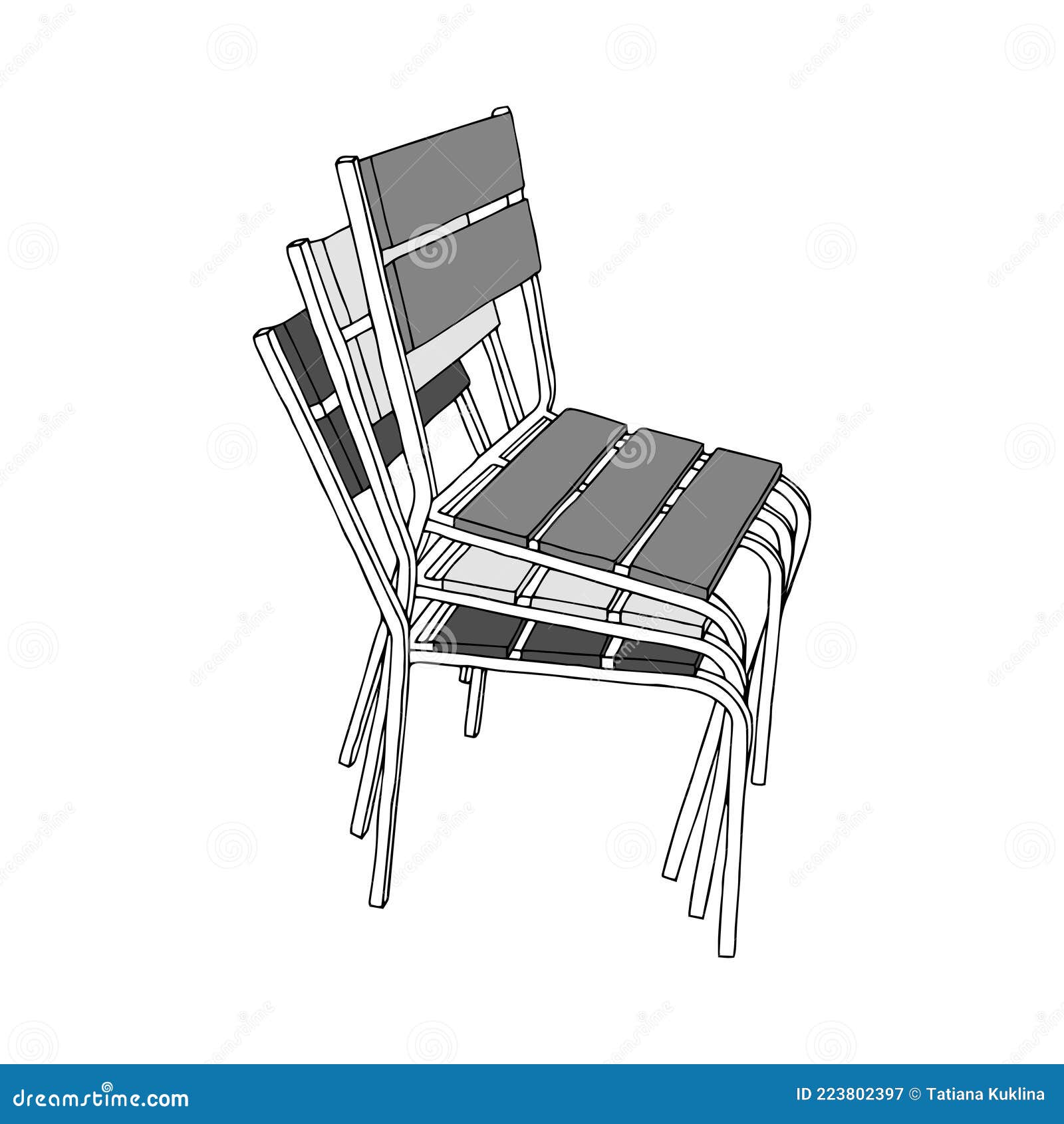 Stack Chairs Stock Image | CartoonDealer.com #12102511