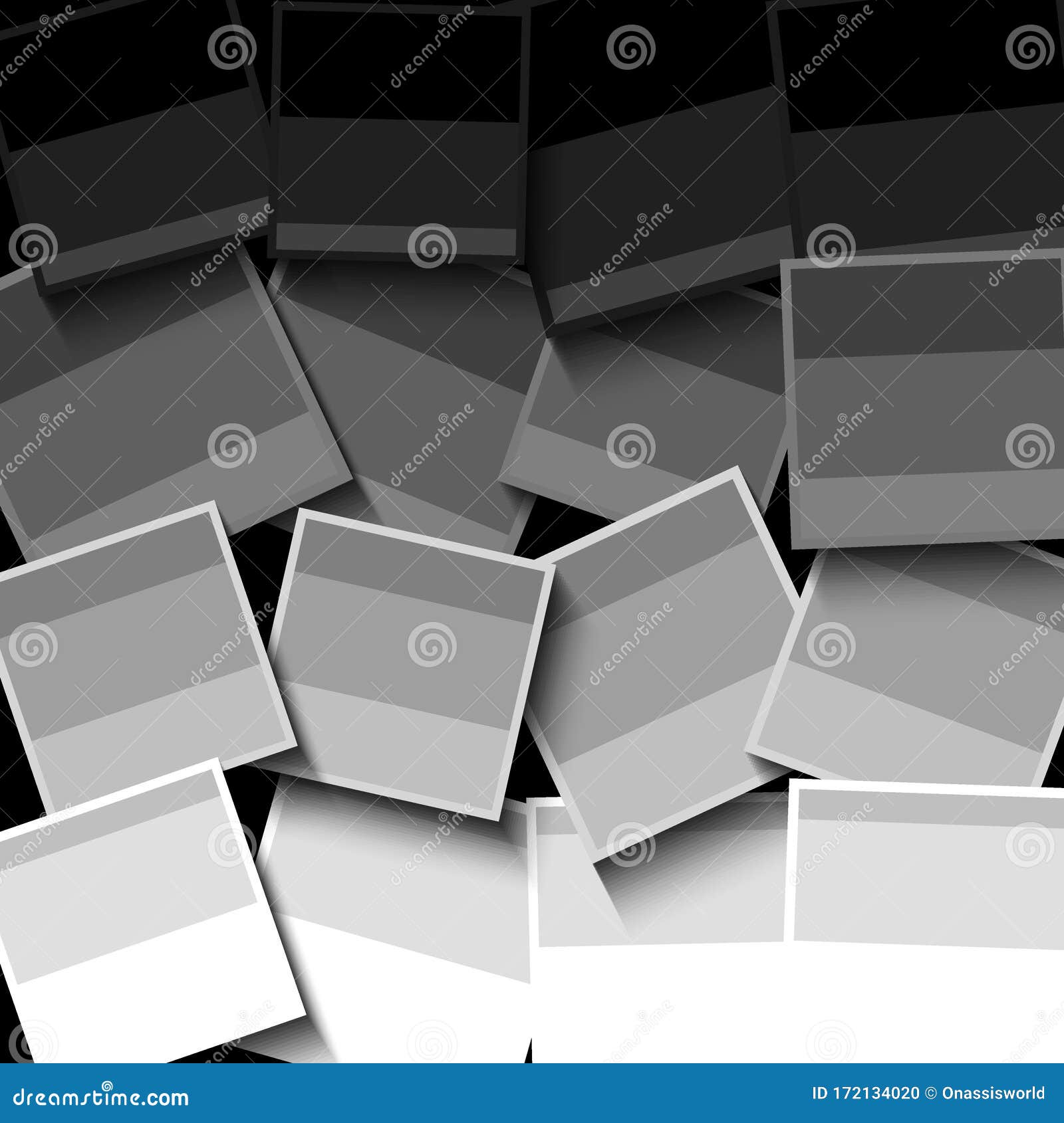 Shades of Grey Abstract Shapes Background Art Stock Photo - Image of ...