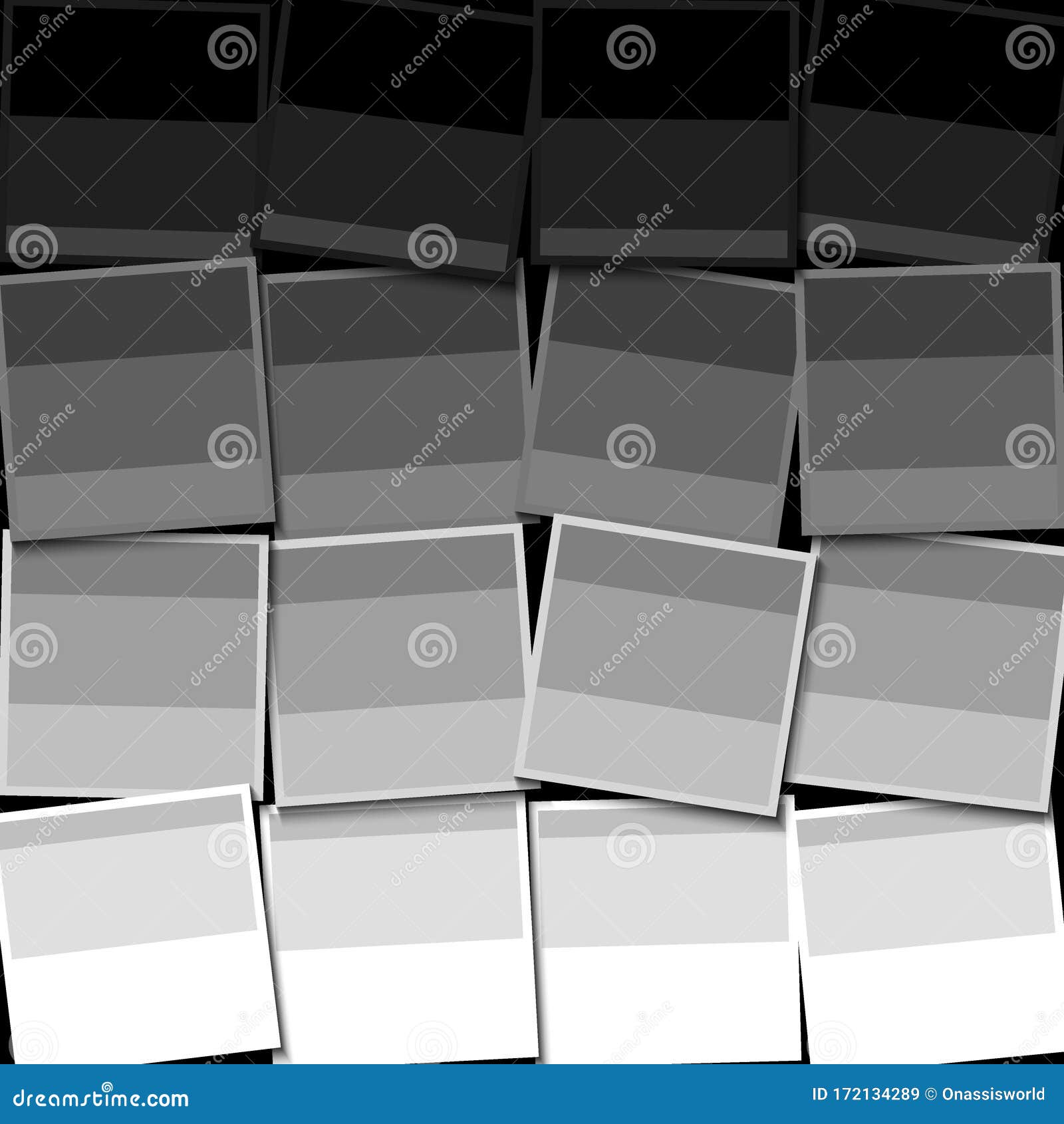Shades of Grey Abstract Shapes Background Art Stock Illustration ...