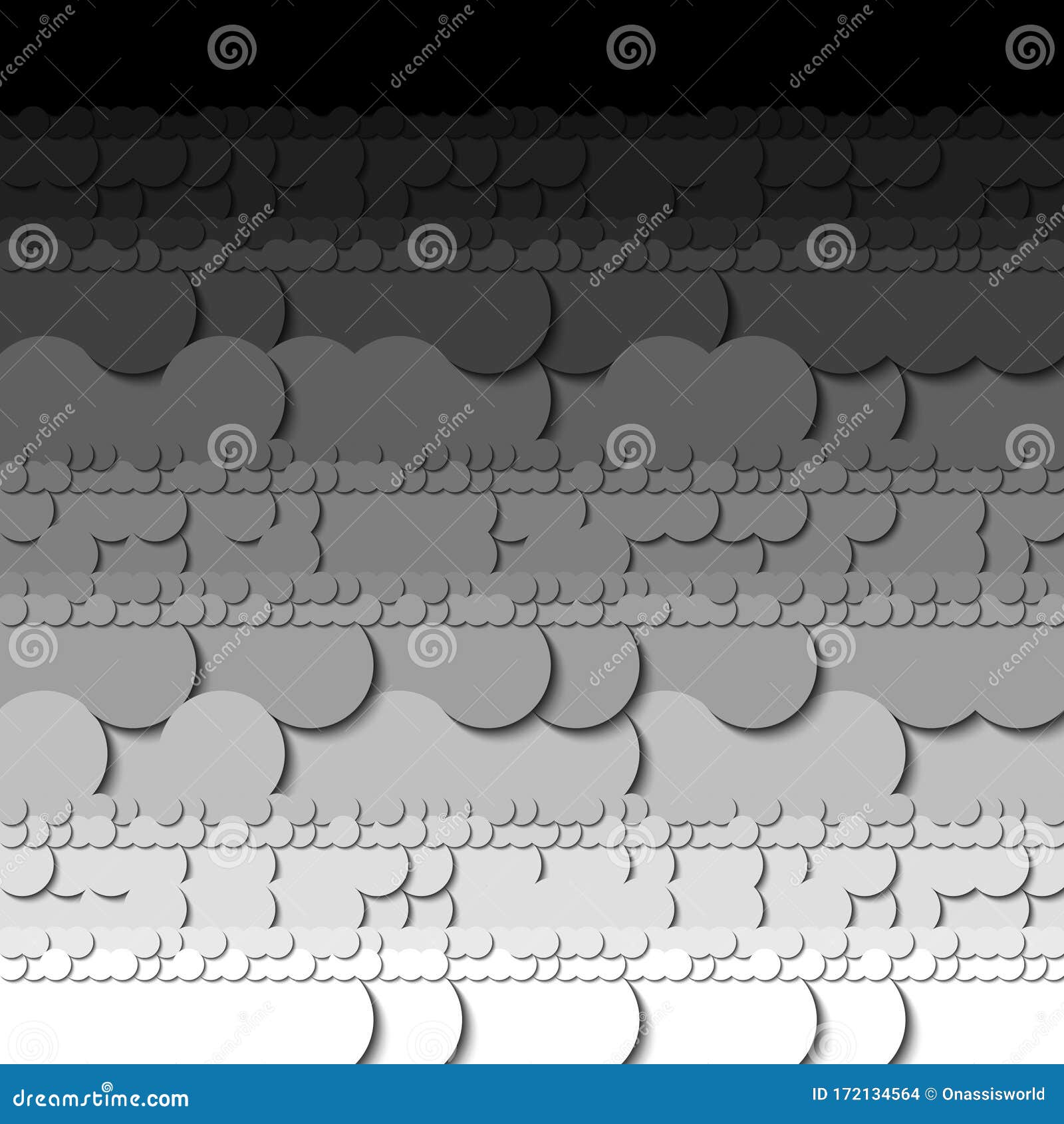 Shades of Grey Abstract Shapes Background Art Stock Illustration ...