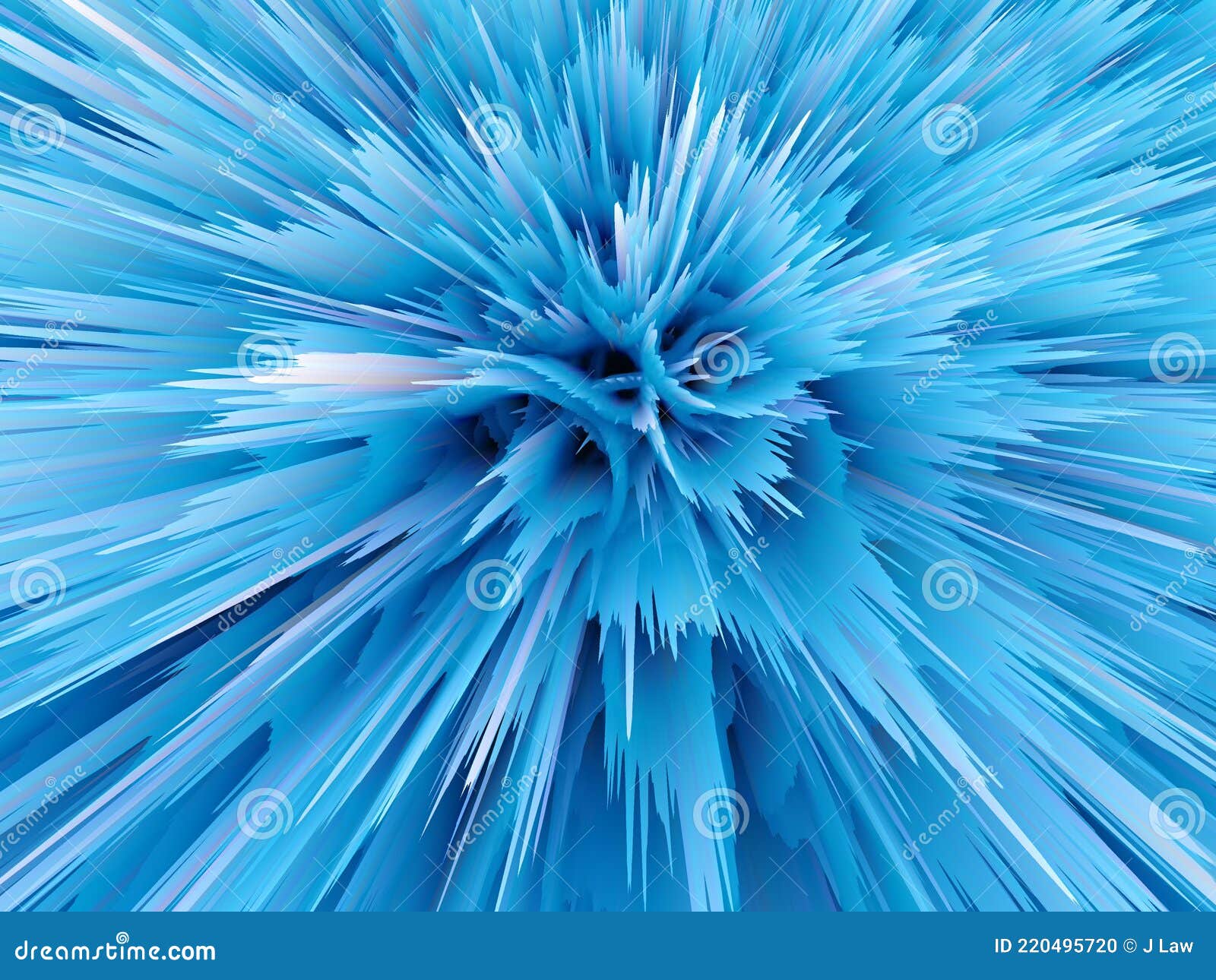 3D Exploding Blue Ice Crystals Stock Photo - Image of fantasy, backdrop ...