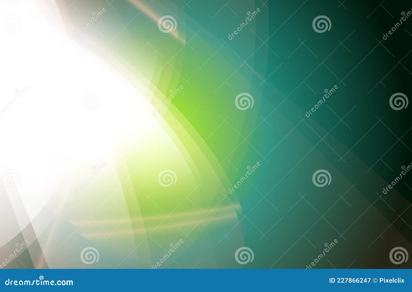 Shades of Light Rays on Dark Green Shadow. Stock Vector - Illustration ...