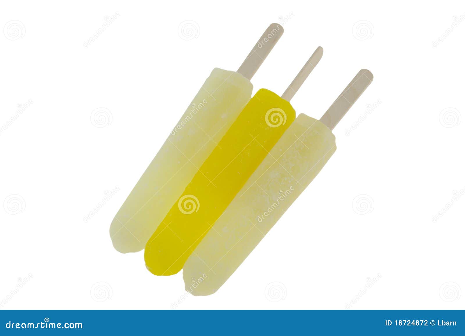 Shades Of Yellow Popsicles Stock Photography - Image: 18724872