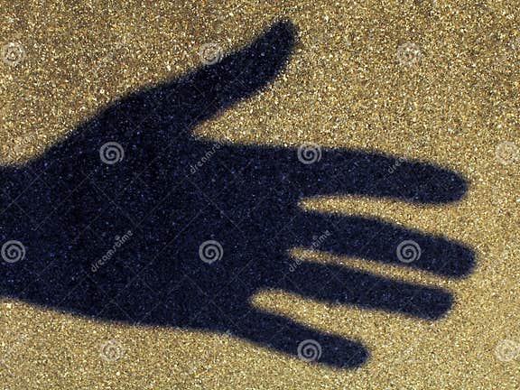 Shadom of a Hand stock image. Image of cast, grain, projection - 164605