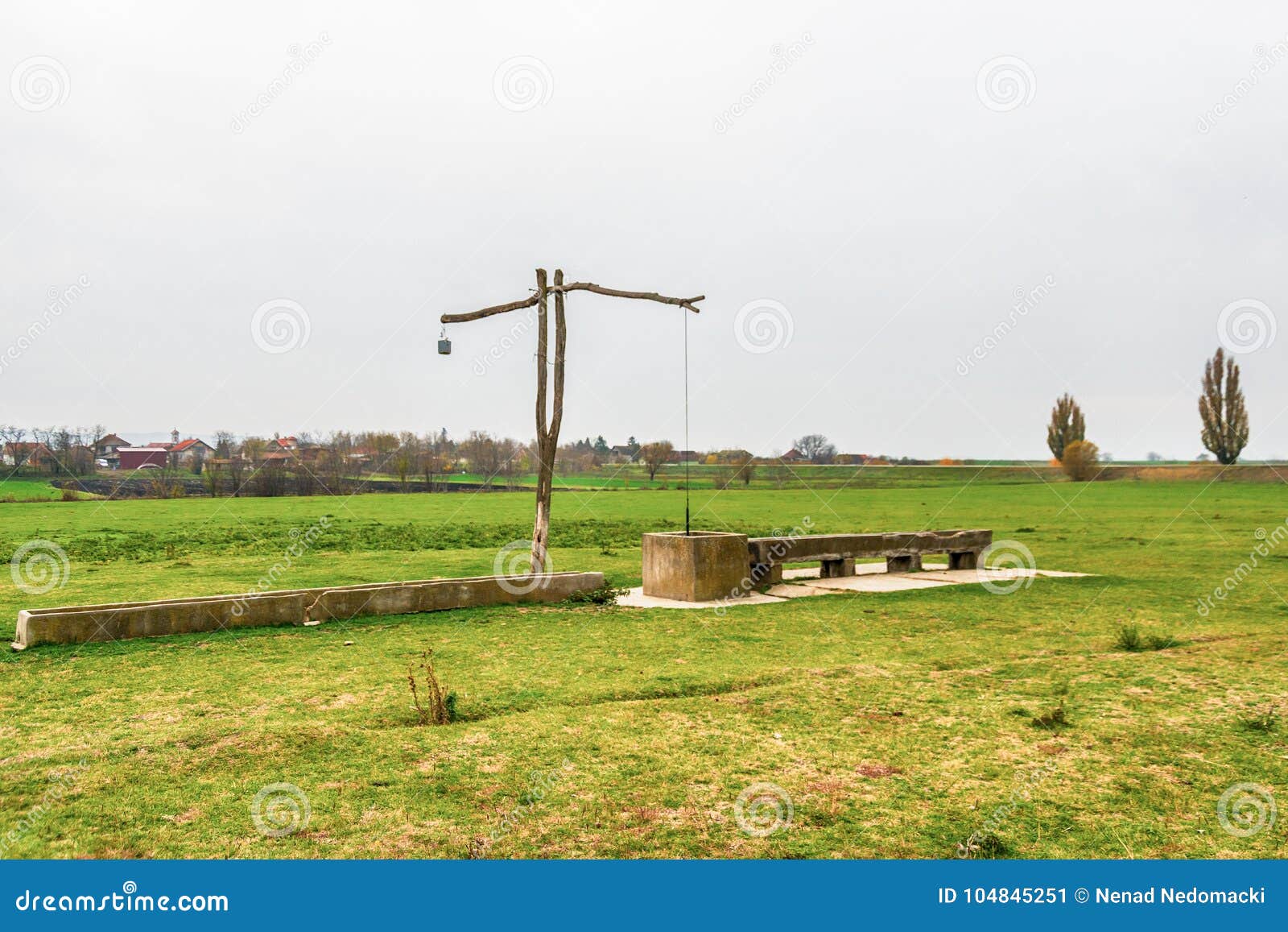 Shadoof stock afbeelding. Image of weide, primitief - 104845251