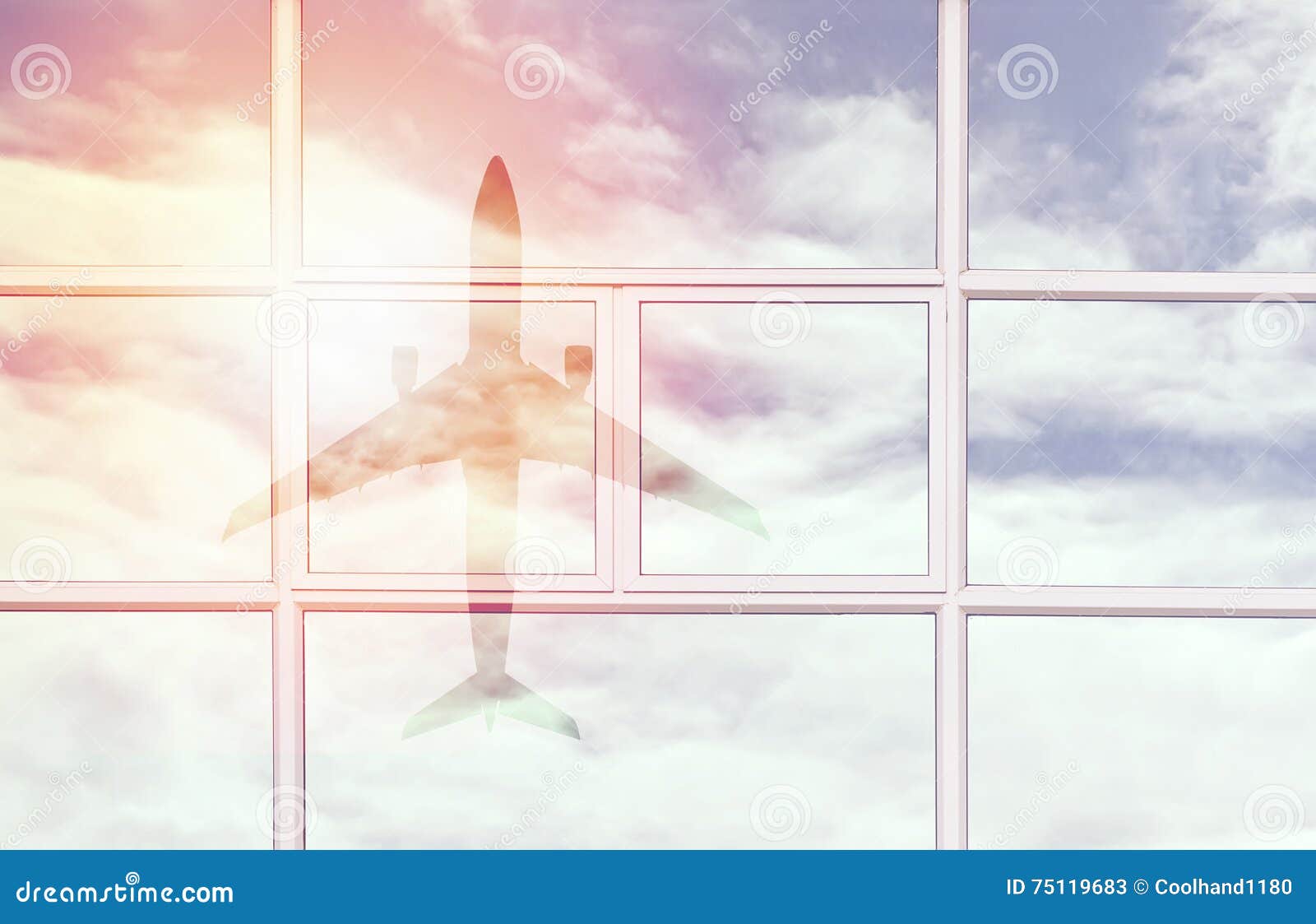 Airplane Glass Cockpit Display With Weather Radar And Engine Gauges ...