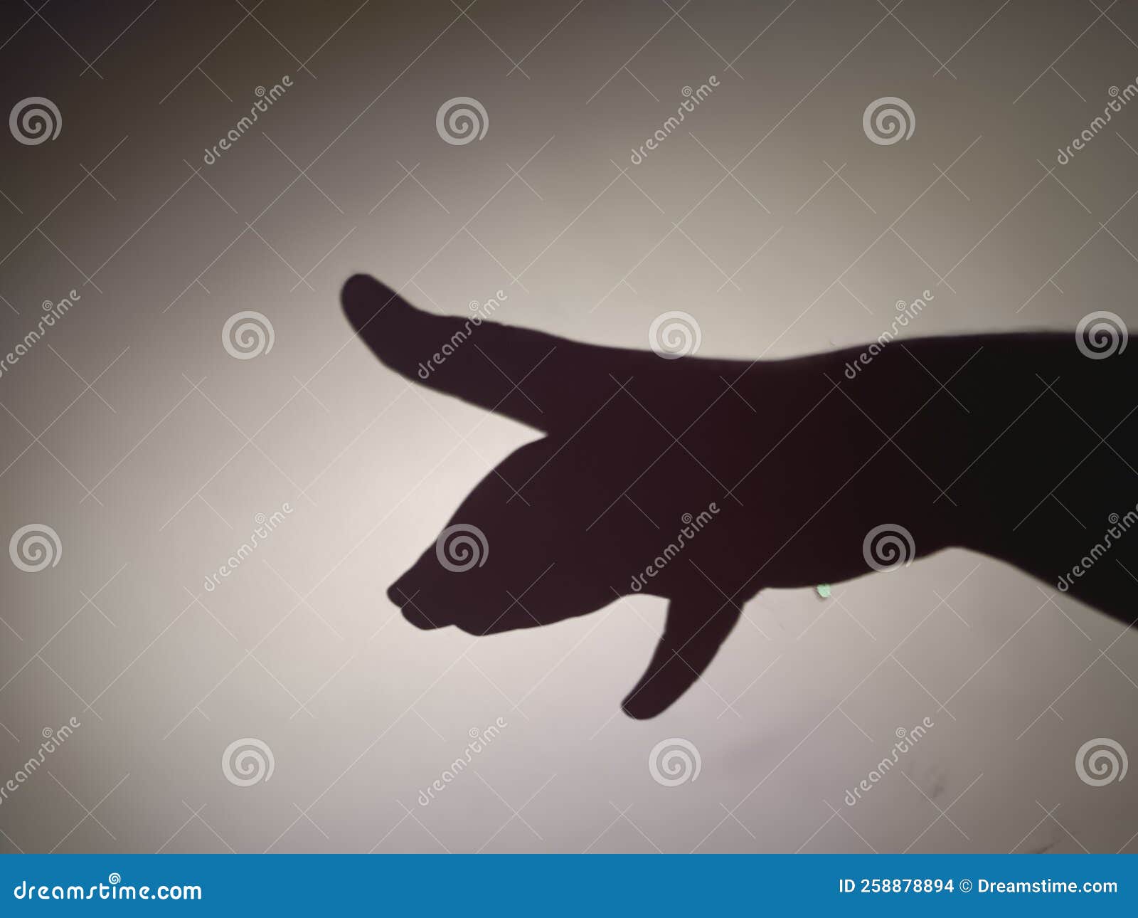 Shadow Animals with Hands and Light Stock Photo - Image of lighting ...