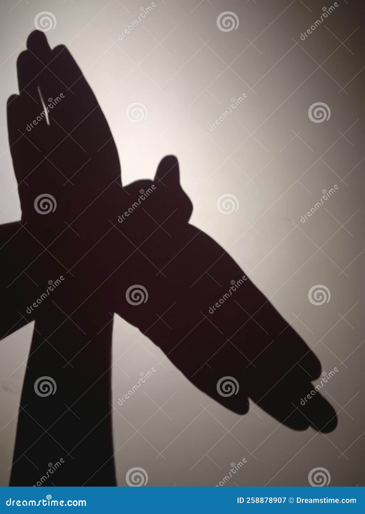 Shadow Animals with Hands and Light Stock Image - Image of brand, white ...