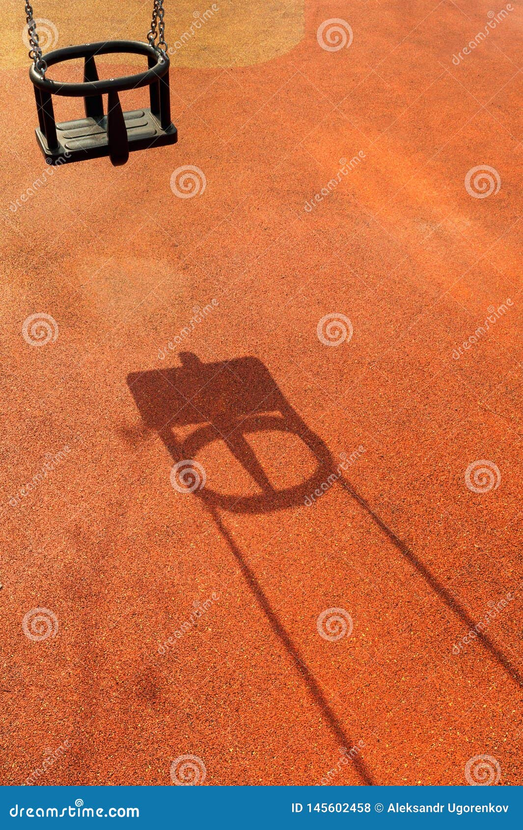 Shadow baby swing stock photo. Image of background, park - 145602458