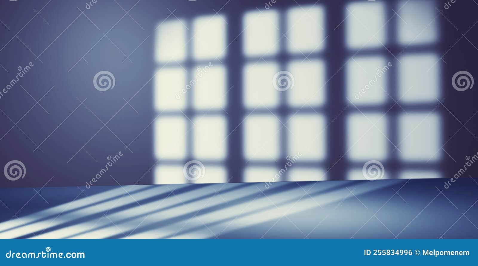 Shadow Background of Window and Room - 3D Stock Illustration ...