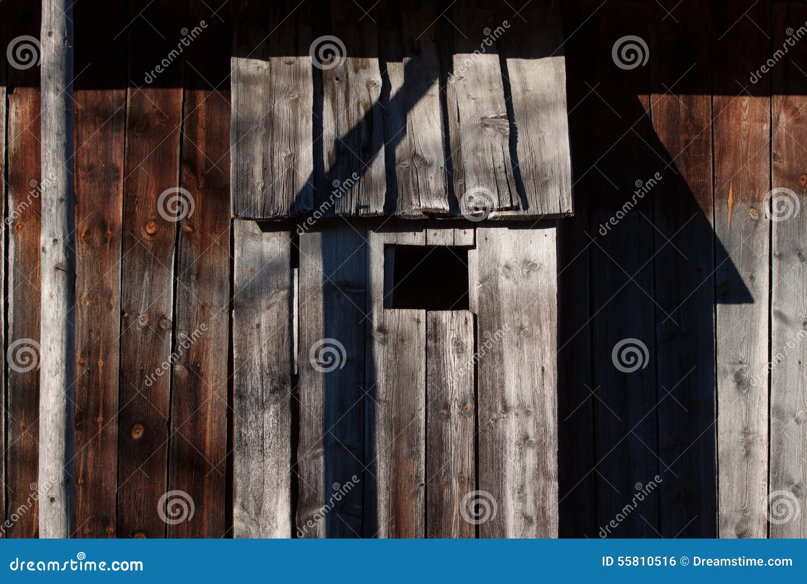 Shadow on barn stock photo. Image of wood, barn, side - 55810516