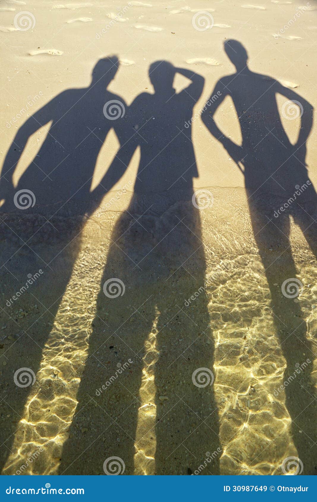 Shadow on beach stock image. Image of vacation, beach - 30987649