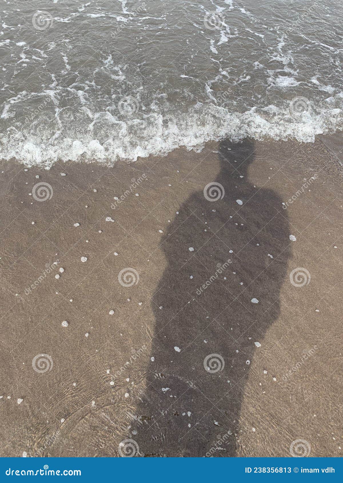 Shadow on the beach stock image. Image of thunder, skyscraper - 238356813