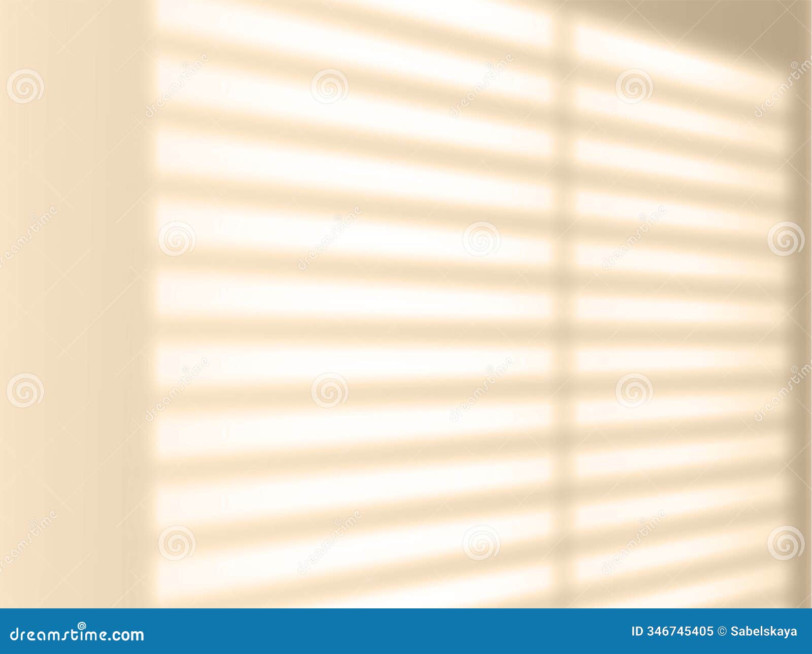 Shadow on Beige Wall Vector Background, Sun Light from the Window ...