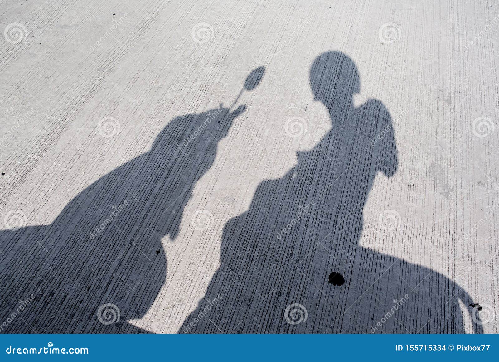 Shadow of Biker with Motorcycle Stock Photo - Image of shadow, light ...