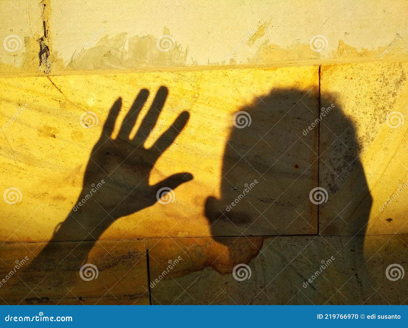 Shadow Blur Horror Man Behind Frosted Stock Photo - Image of shadow ...
