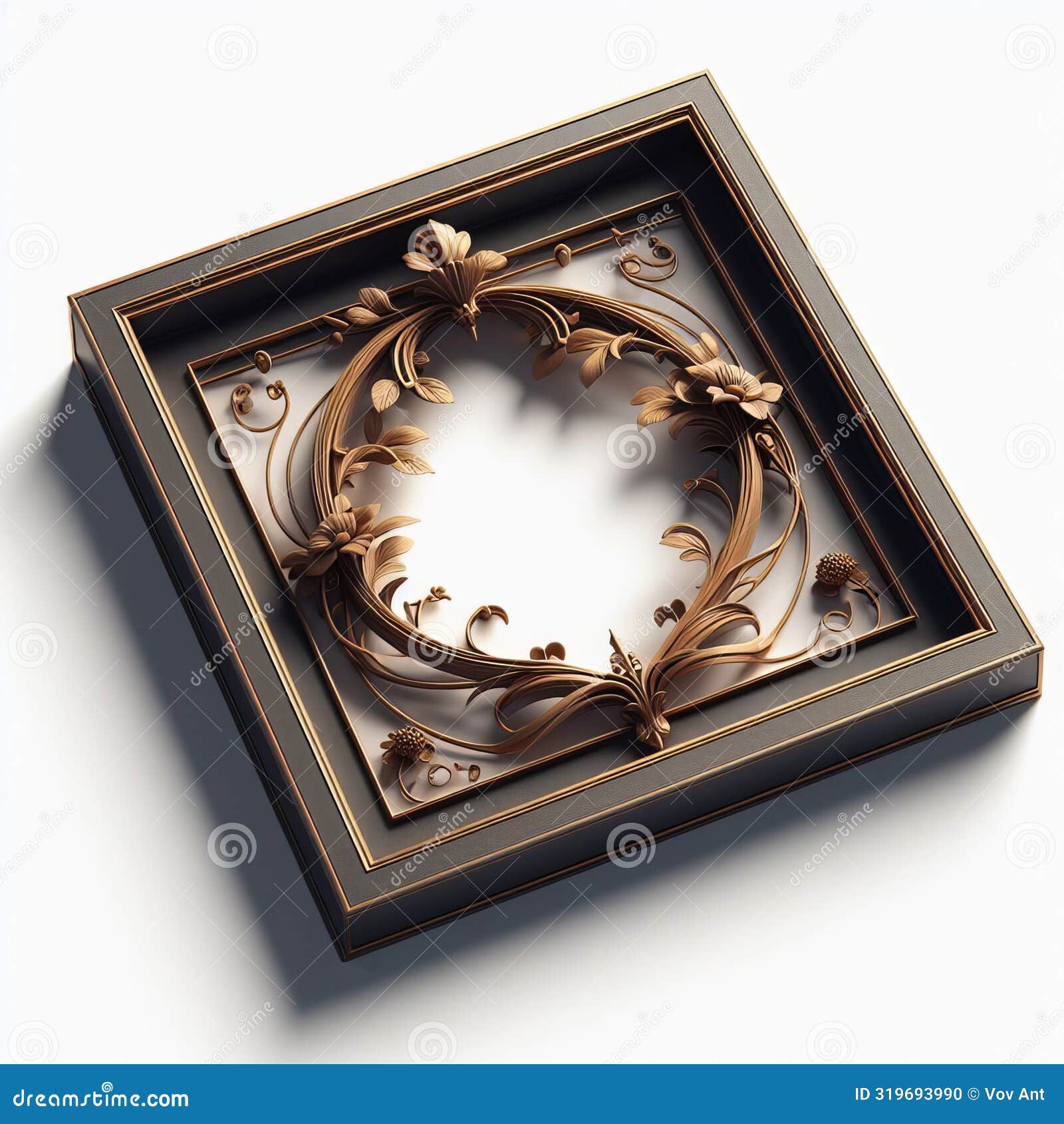 Shadow Box Frame a Deep Frame with a Recessed Interior To Crat Stock ...