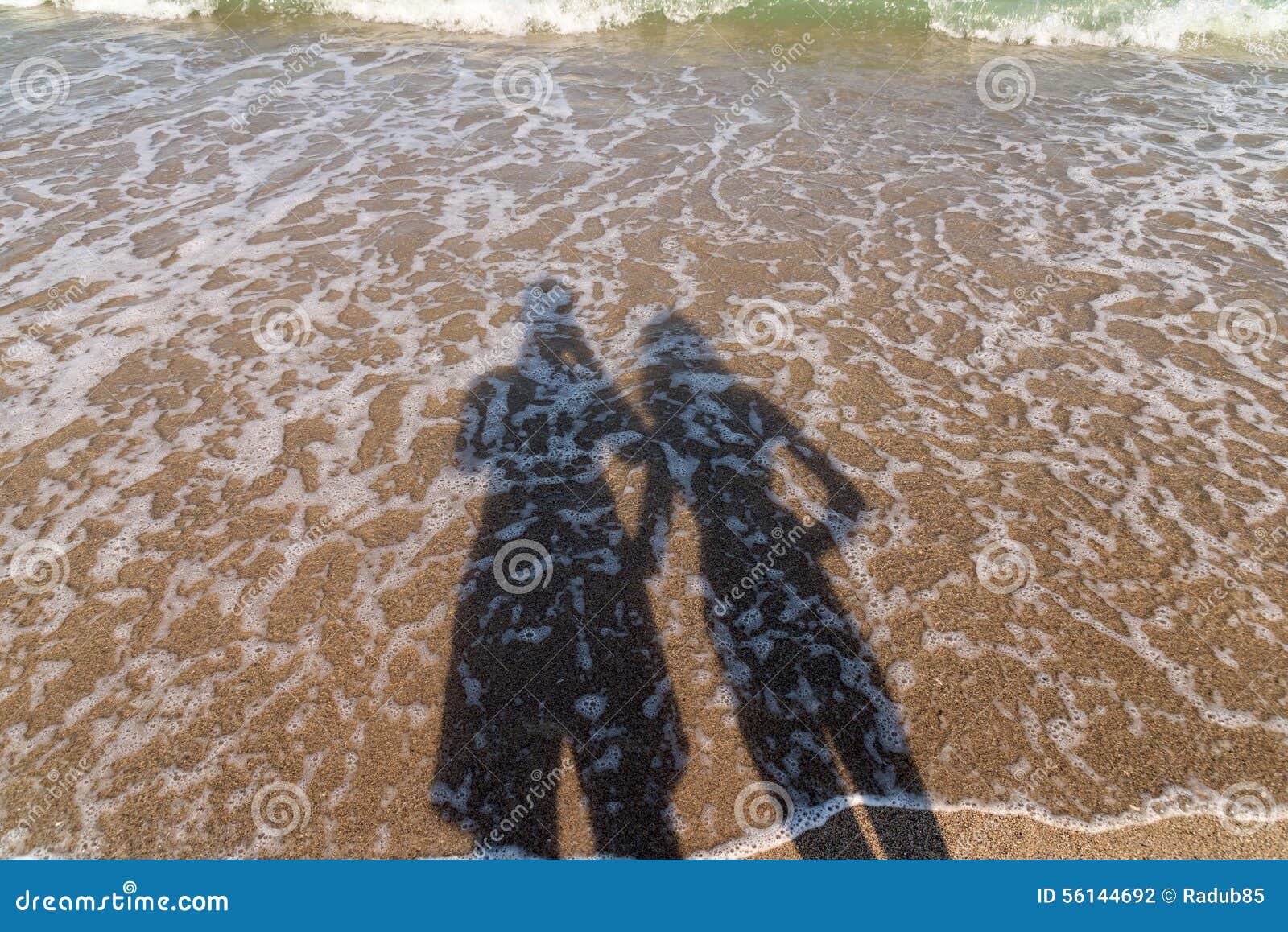 Shadow of Boyfriend and Girlfriend Lovers Taking Photos Stock Photo ...