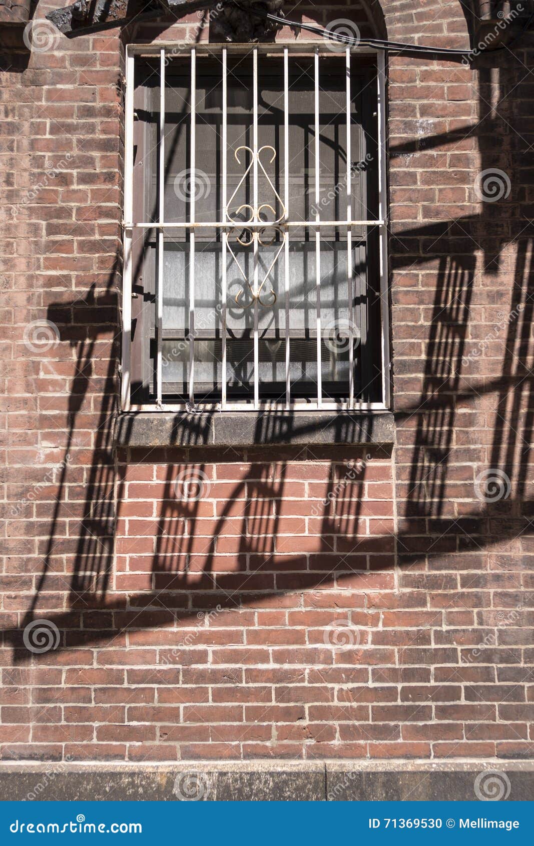 Shadow on building stock photo. Image of railing, house - 71369530
