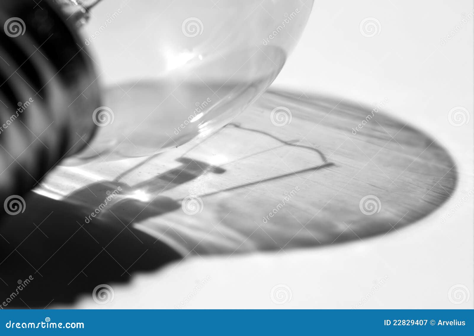 Shadow of a bulb stock image. Image of consumption, bulb - 22829407