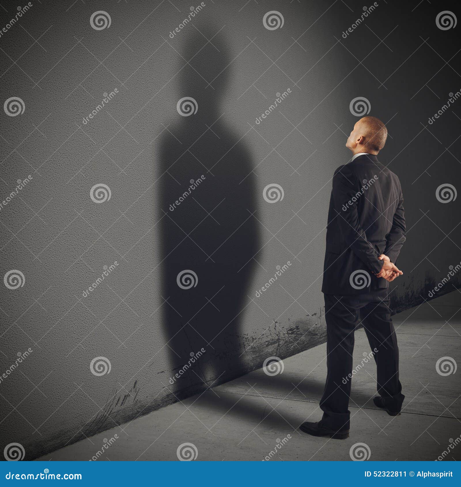 Shadow businessman stock image. Image of agreements, concept - 52322811