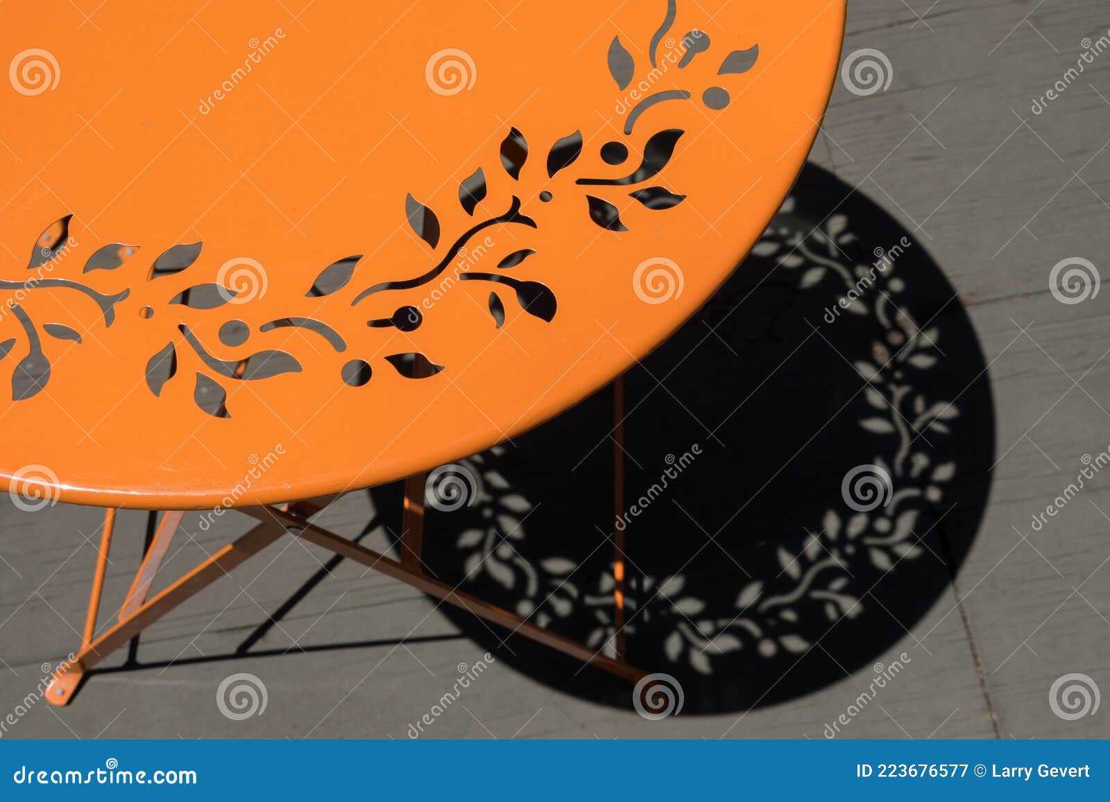Shadow of a colorful table stock image. Image of patio - 223676577