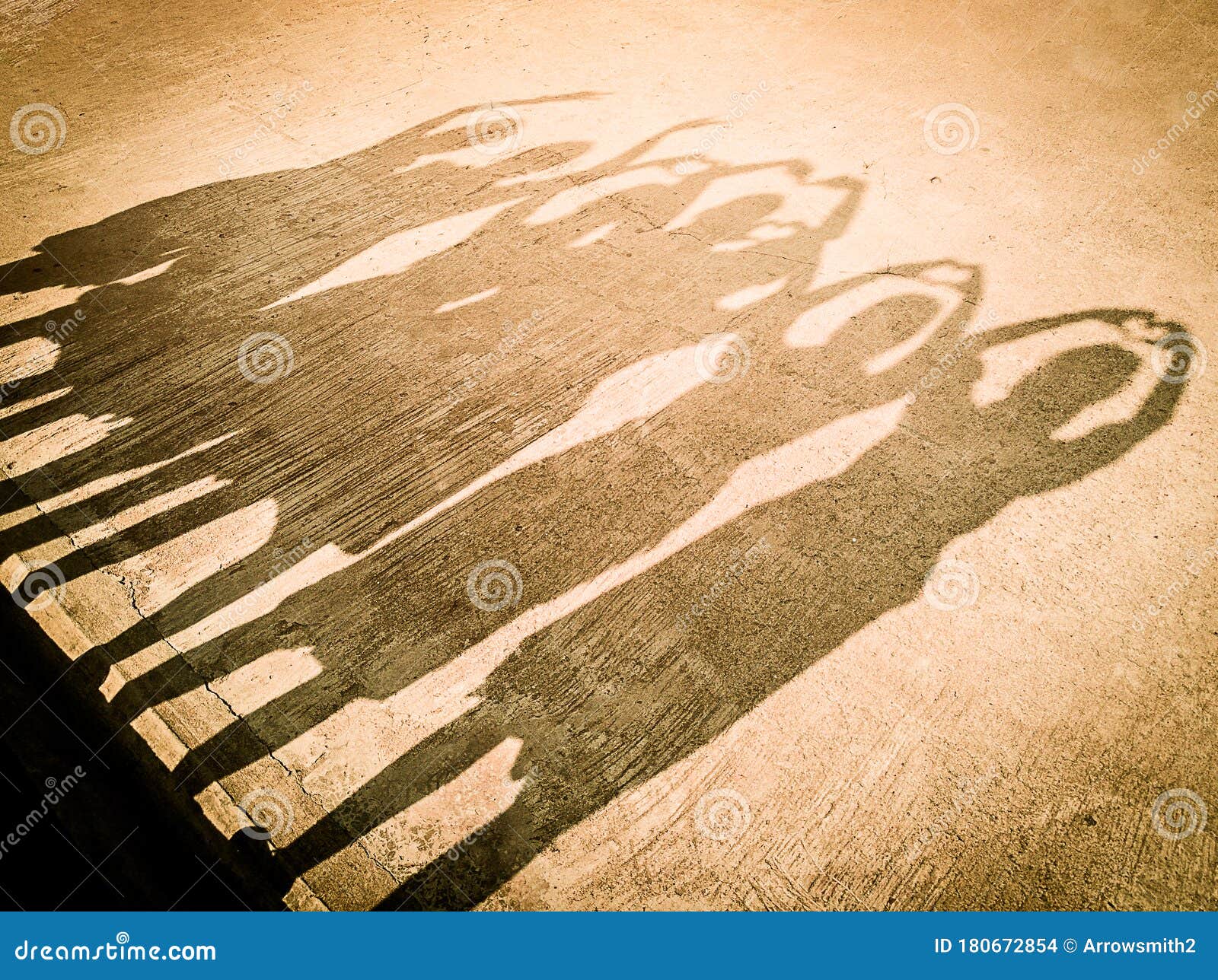 Shadow in Concept of Best Friends Stock Photo - Image of happy, road ...