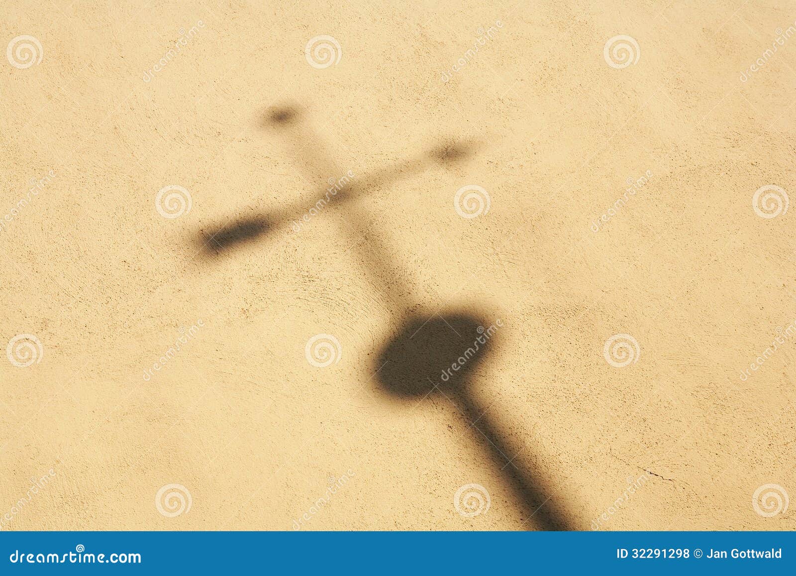 Shadow Of Cross And Section Of Gravestones At Fromelles War Cemetery In ...