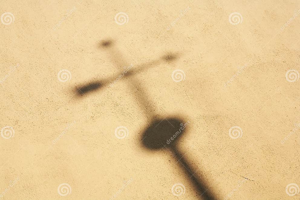 Shadow cross stock photo. Image of christianity, background - 32291298