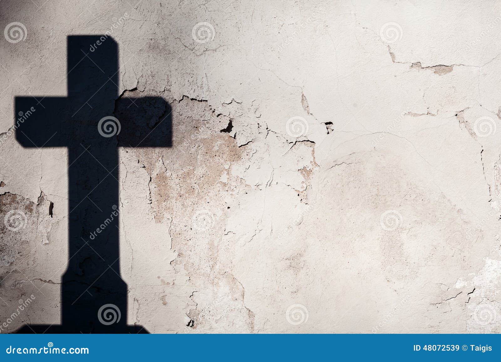 Shadow of a cross stock image. Image of religion, crucifix - 48072539