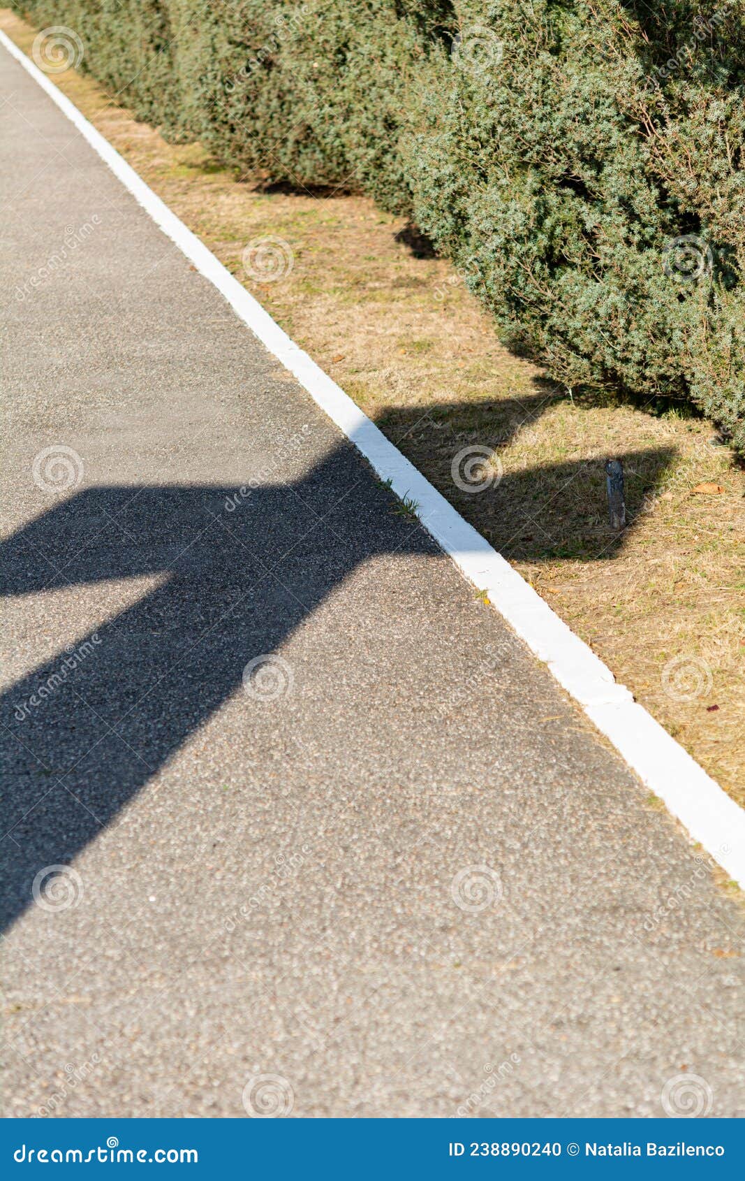 The Shadow of the Cross on the Pavement Stock Photo - Image of church ...