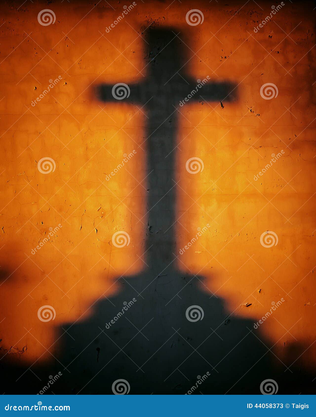 Shadow of a cross stock image. Image of background, retro - 44058373
