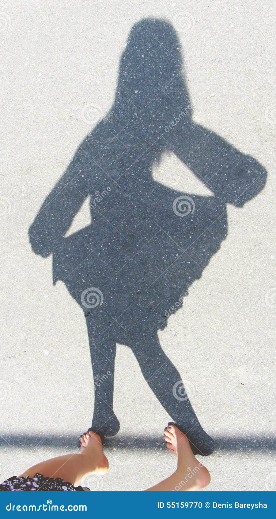 Shadow dancing girl stock photo. Image of activity, running - 55159770