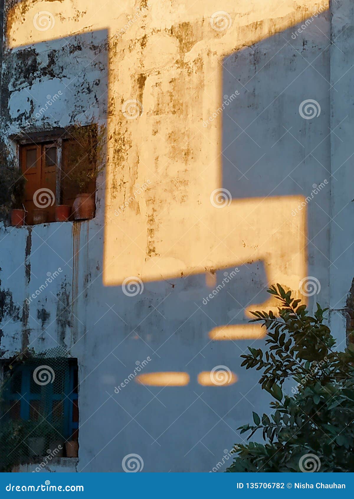 Shadow design on building stock photo. Image of light - 135706782