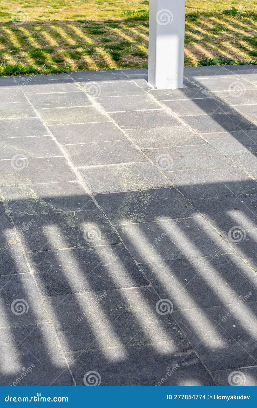 Shadow Drawing from the Canopy of the Gazebo Stock Photo - Image of ...
