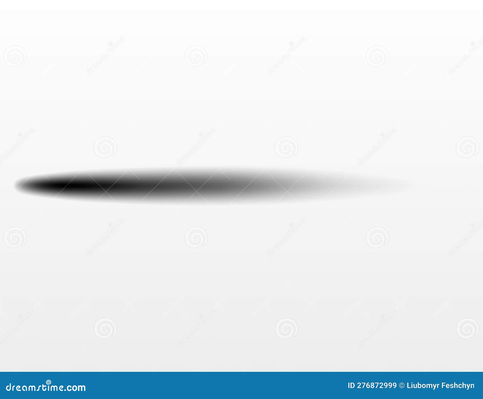 Shadow Effect. Realistic Blurred Edges Shadow of Isolated Template ...