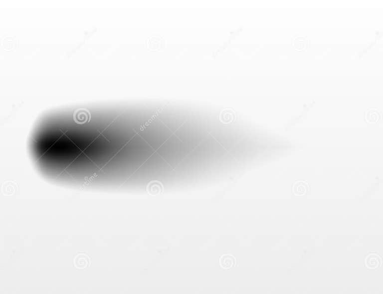 Shadow Effect. Realistic Blurred Edges Shadow of Isolated Template ...