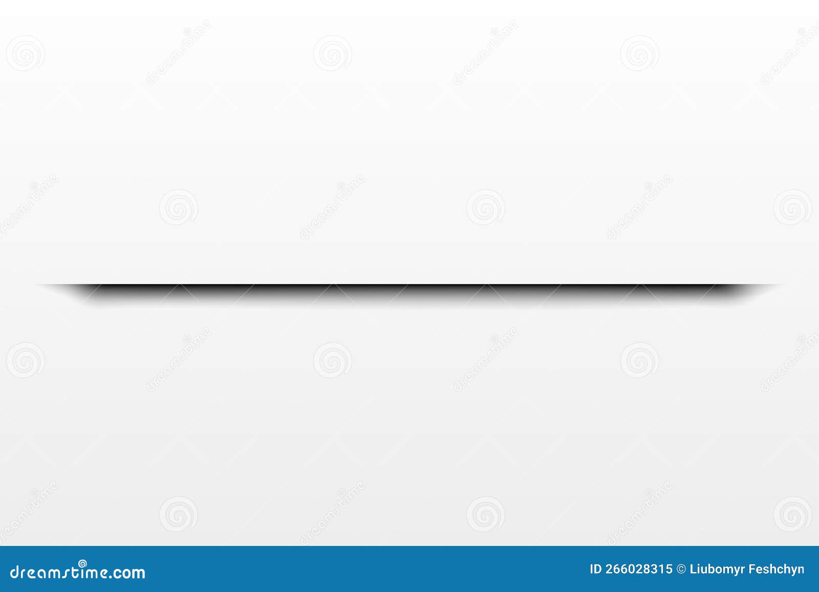 Shadow Effect. Realistic Blurred Edges Shadow of Isolated Template ...