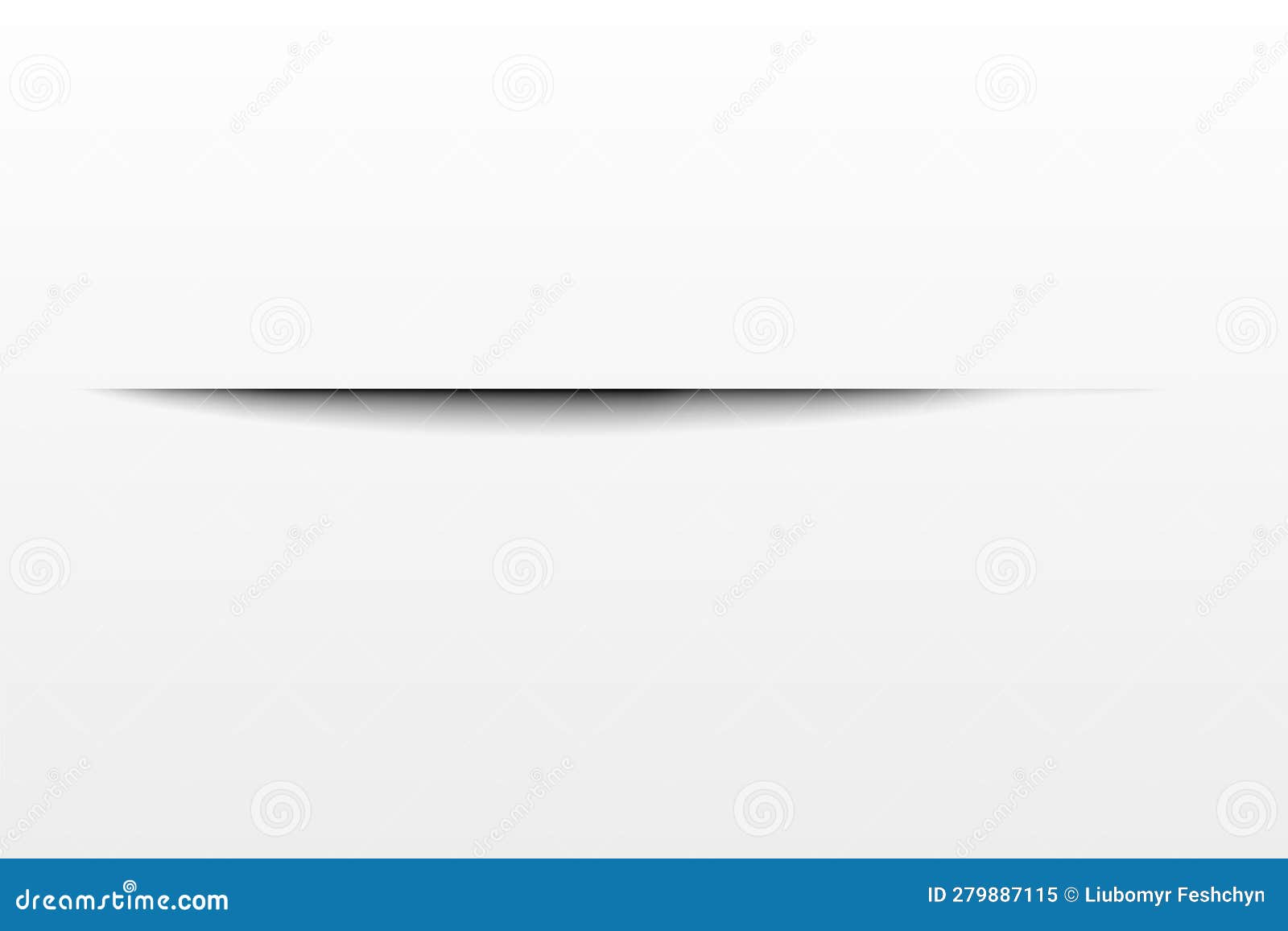 Shadow Effect. Realistic Blurred Edges Shadow of Isolated Template ...