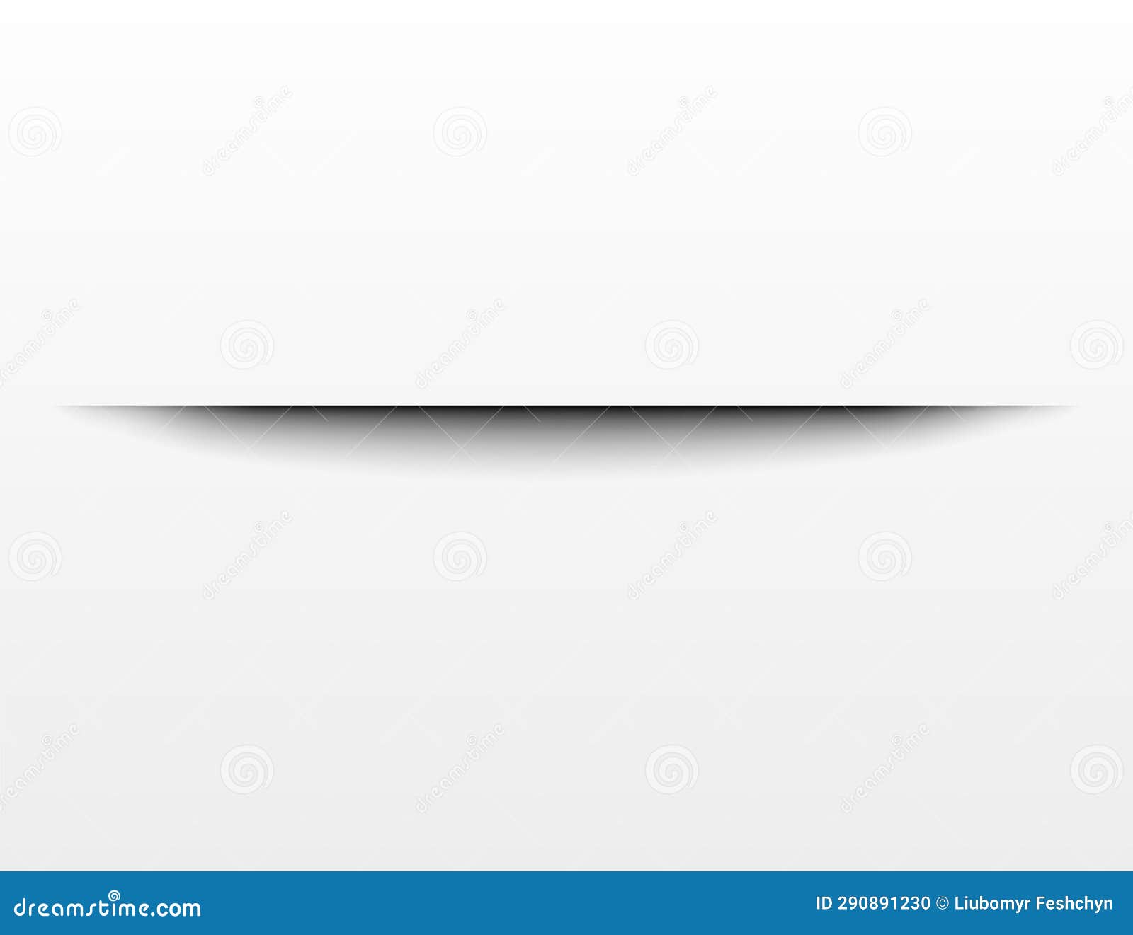 Shadow Effect. Realistic Blurred Edges Shadow of Isolated Template ...