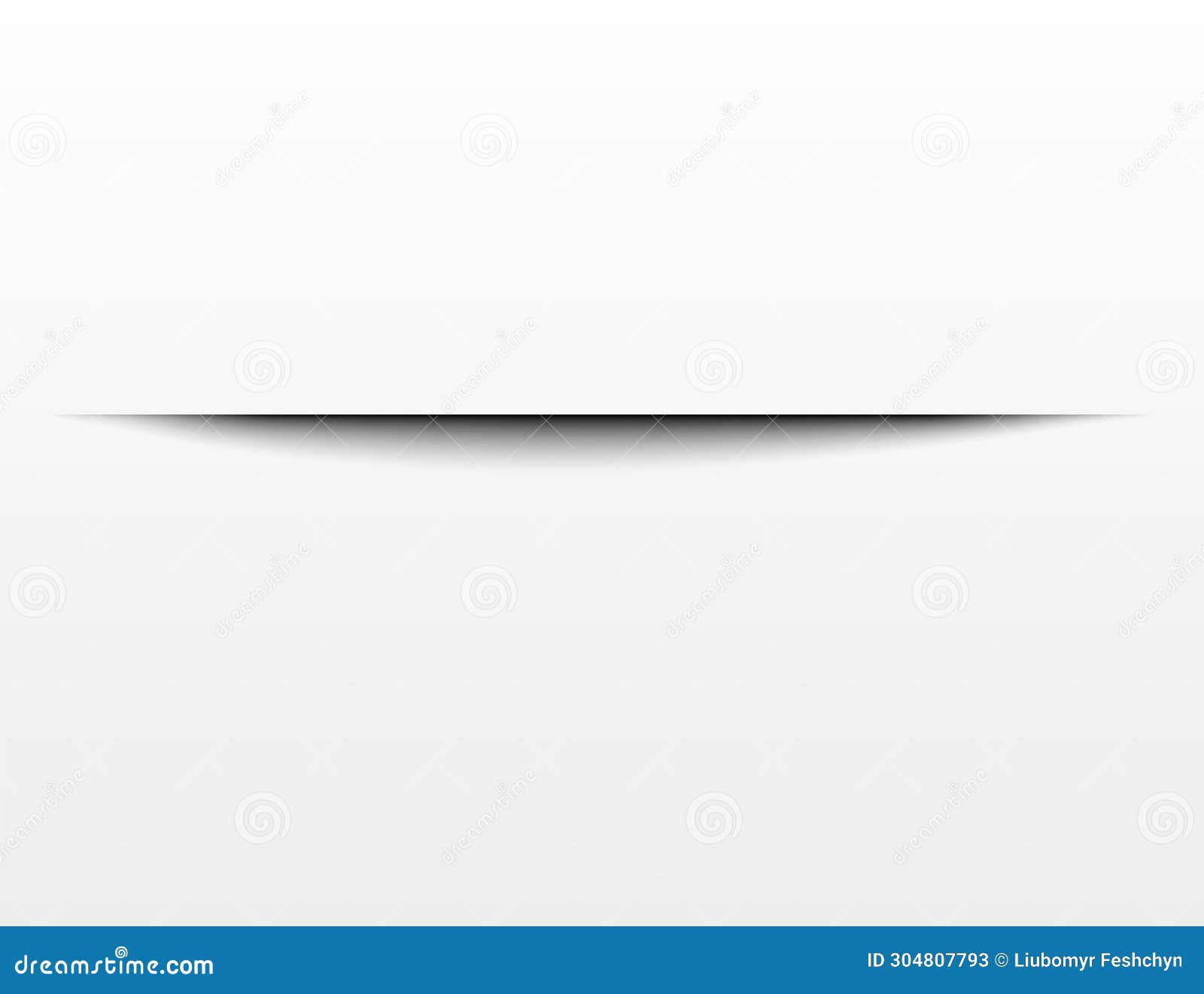 Shadow Effect. Realistic Blurred Edges Shadow of Isolated Template ...