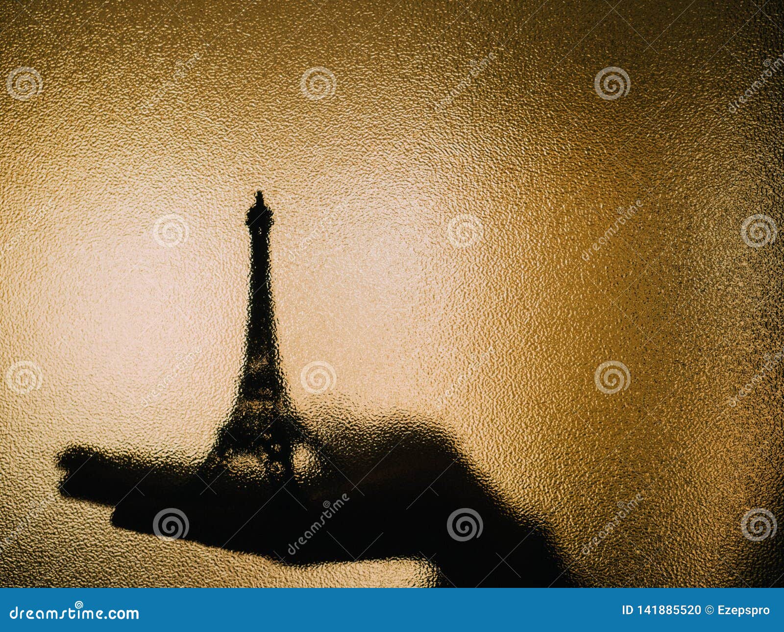 Shadow of the Eiffel Tower on a Glass Stock Photo - Image of shadow ...