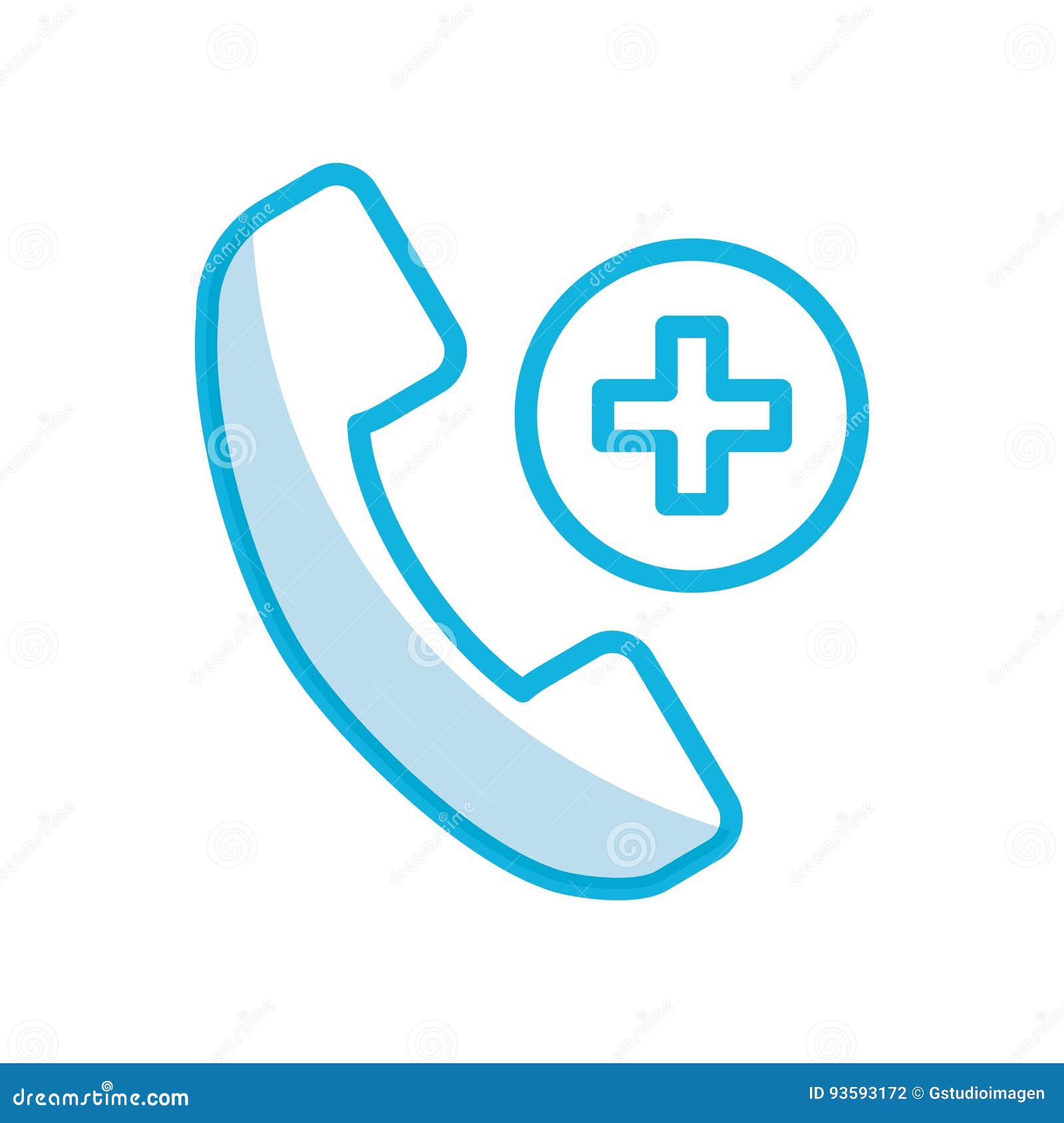 Shadow Emergency Call Cartoon Stock Vector - Illustration of business ...