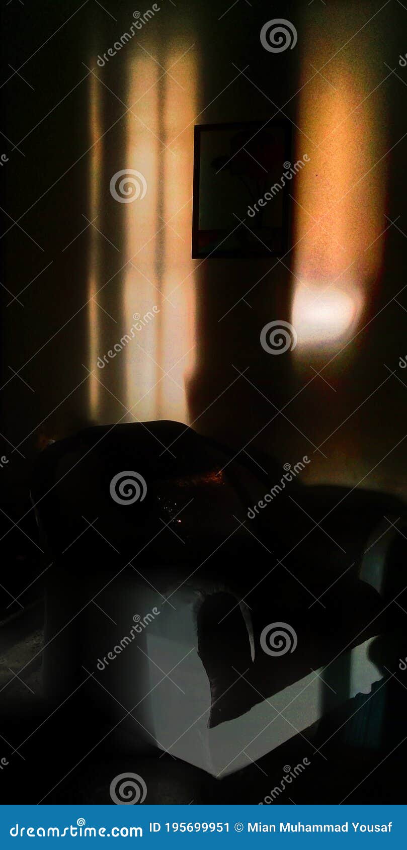 Shadow Evening indoor dark stock image. Image of dark - 195699951